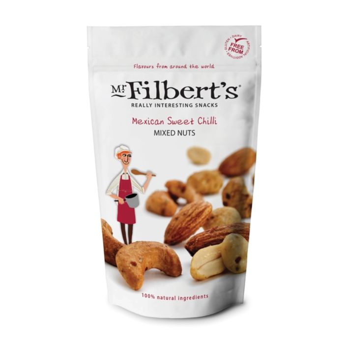 Mr Filberts Mexican Sweet Chilli Mixed Nuts [12x100g]