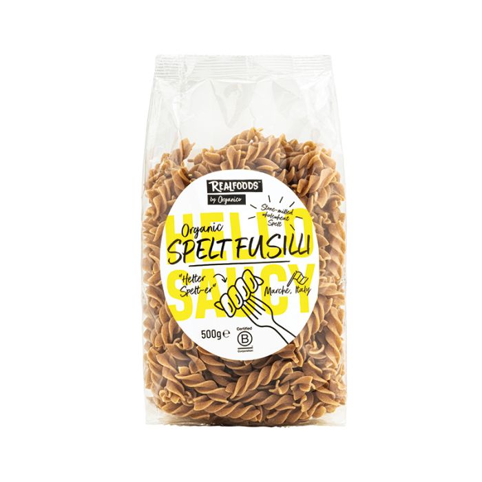 Realfoods Org Spelt Fusilli [12x500g]